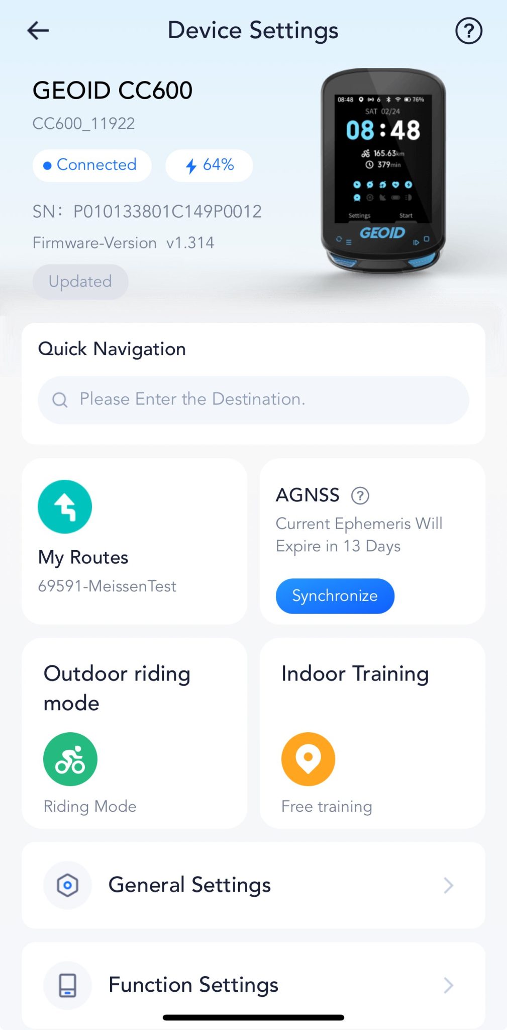 First Look at GEOID’s CC600 Smart GPS Bike Computer – Heiden.io